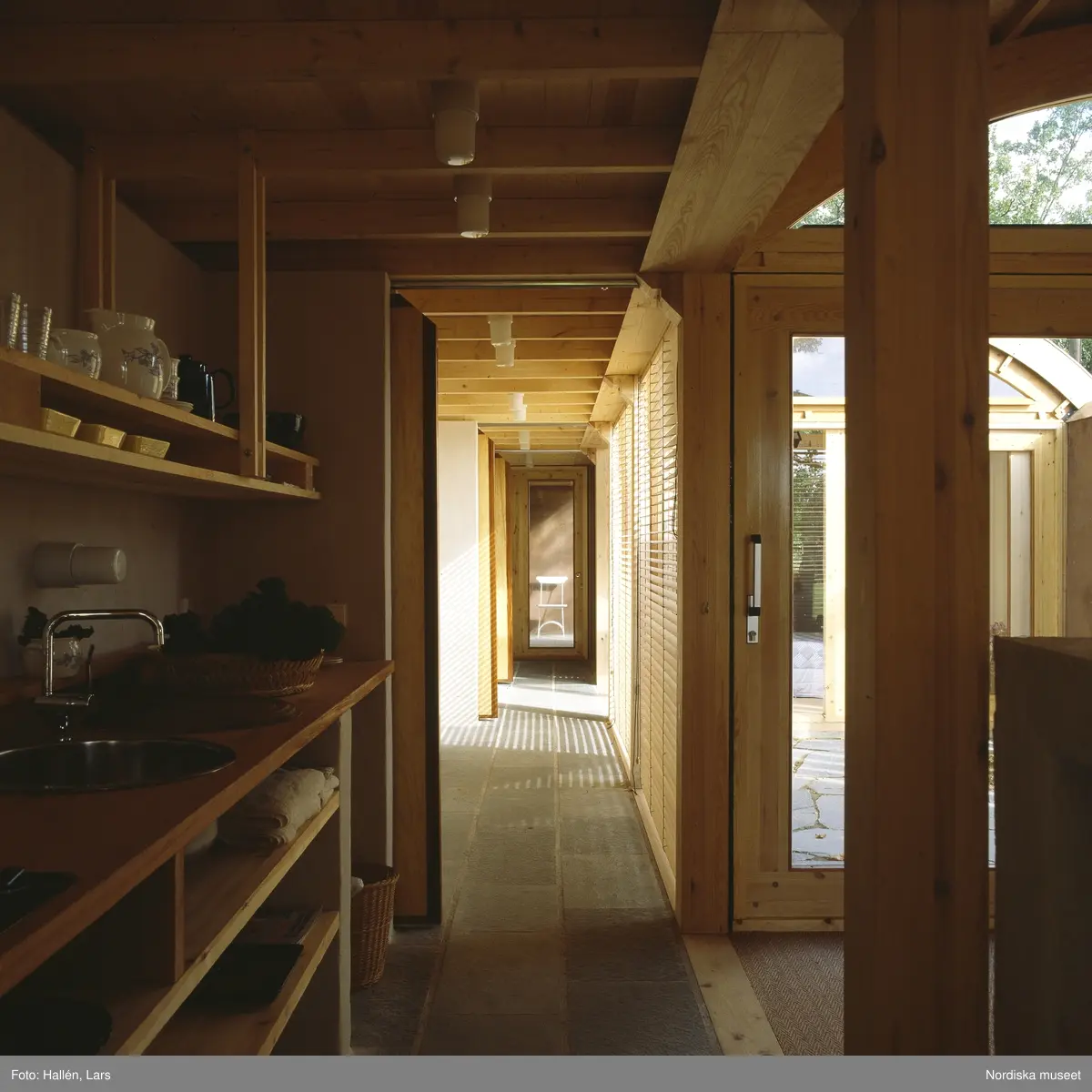 Experimenthus / ekohus vid Mauritzberg, Östergötland, ritat av Sverre ...