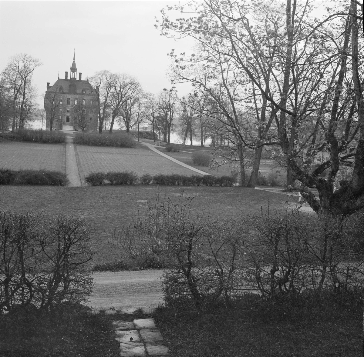 Wiks slott, Vik, Balingsta socken, Uppland 1965 - Upplandsmuseet ...