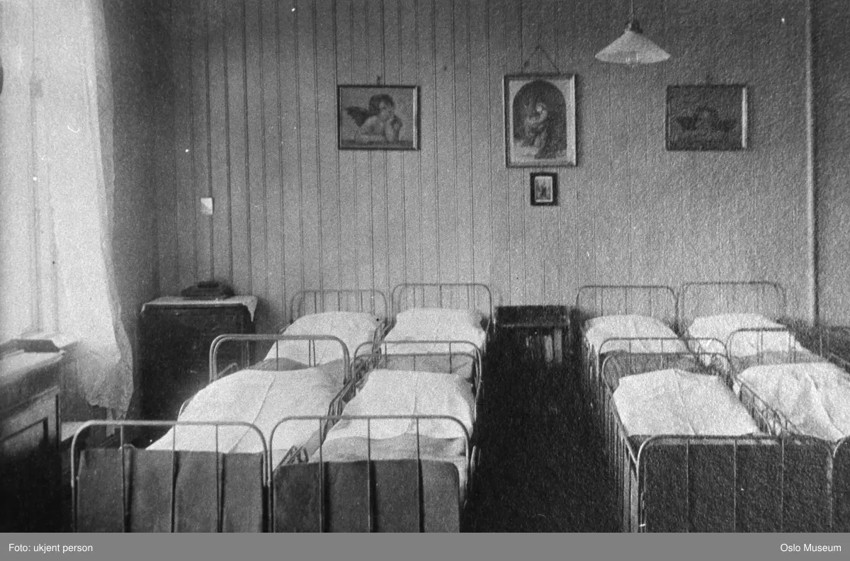 Guttehjemmet August Herman Francke. - Oslo Museum / DigitaltMuseum