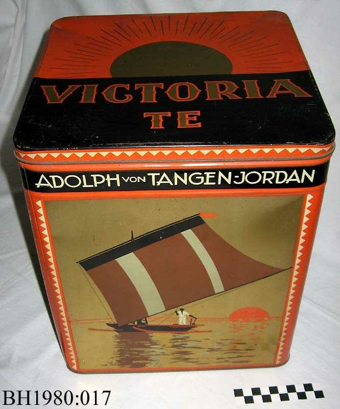 Boks til te - Telemark Museum / DigitaltMuseum