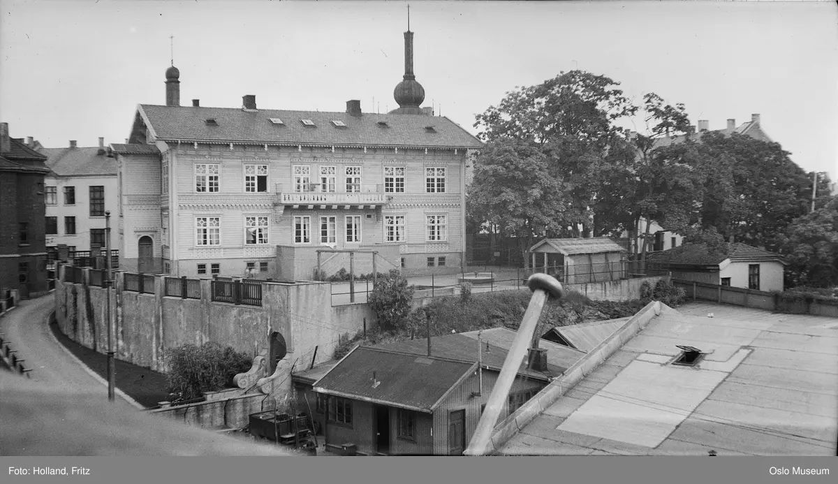 Schwensens gt. 11, Høien løkke. - Oslo Museum / DigitaltMuseum