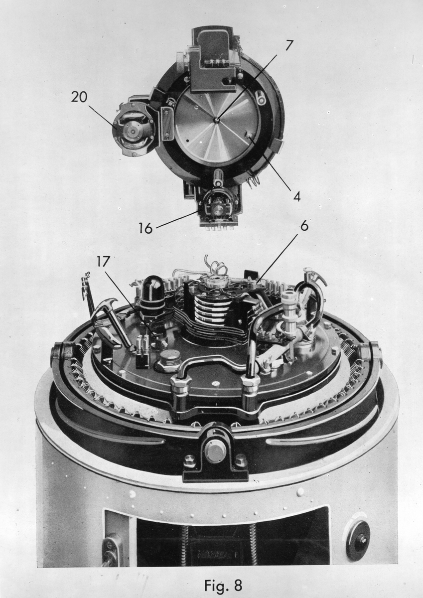 Gyrokompass och kopplingsschema till densamma. - Marinmuseum ...