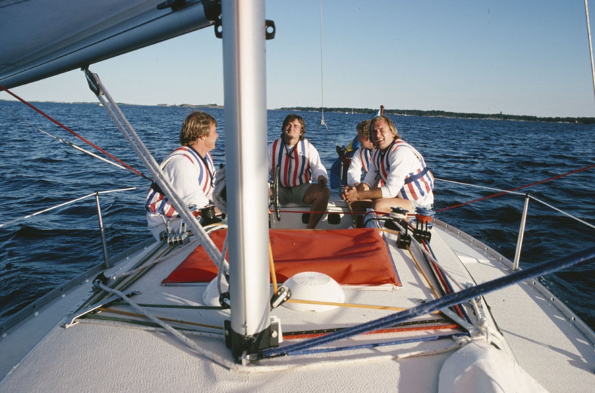 Besättning på Albin Express - Sjöhistoriska museet / DigitaltMuseum