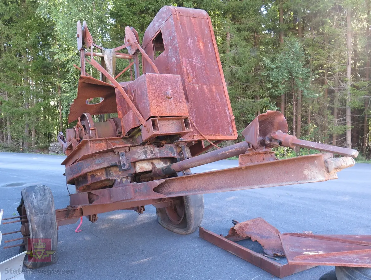 Gravemaskin - Norsk vegmuseum / DigitaltMuseum