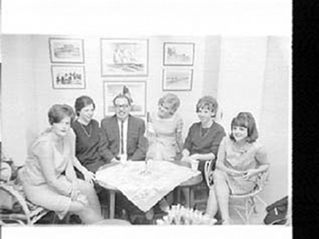 Amerikabesök hos familjen Thor Willy Persson. Bodil Addin, Lee Campione ...