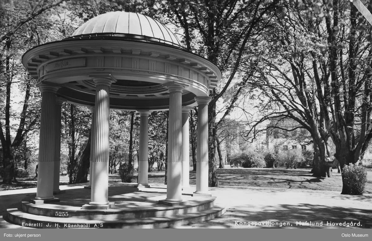 Kongepaviljongen. Hafslund Hovedgård. - Oslo Museum / DigitaltMuseum