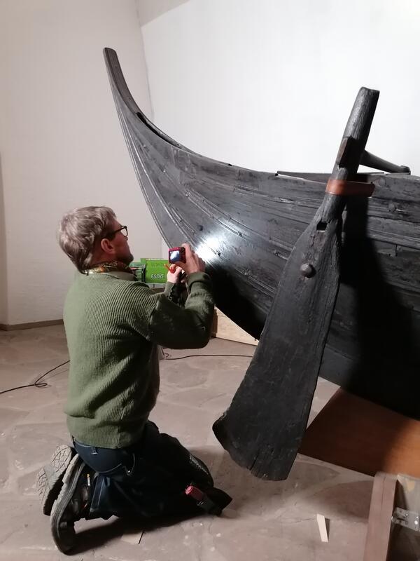 Reconstruction of a Viking boat - Norsk Maritimt Museum