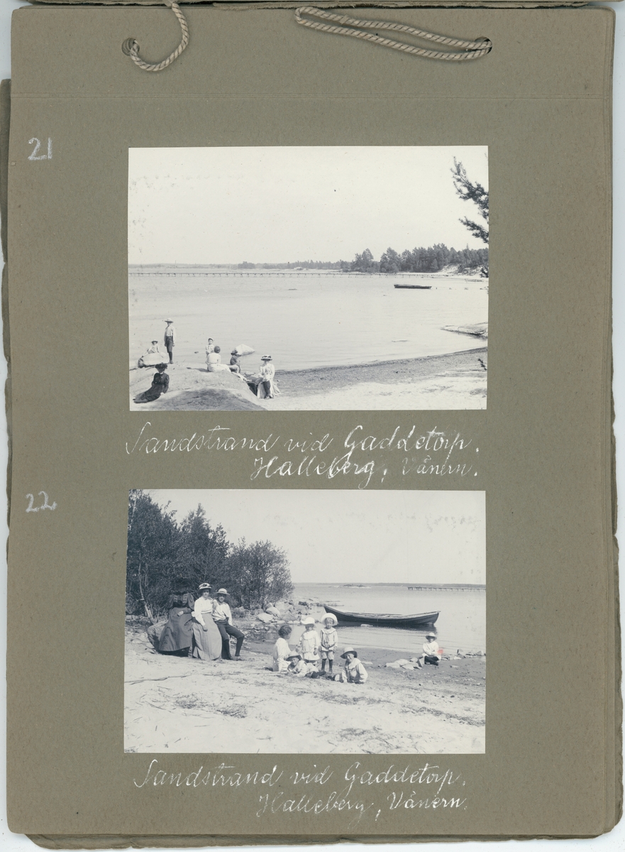 Fotoalbum. "Fröken Anna Ledin, en erinran om sommaren 1911 ...