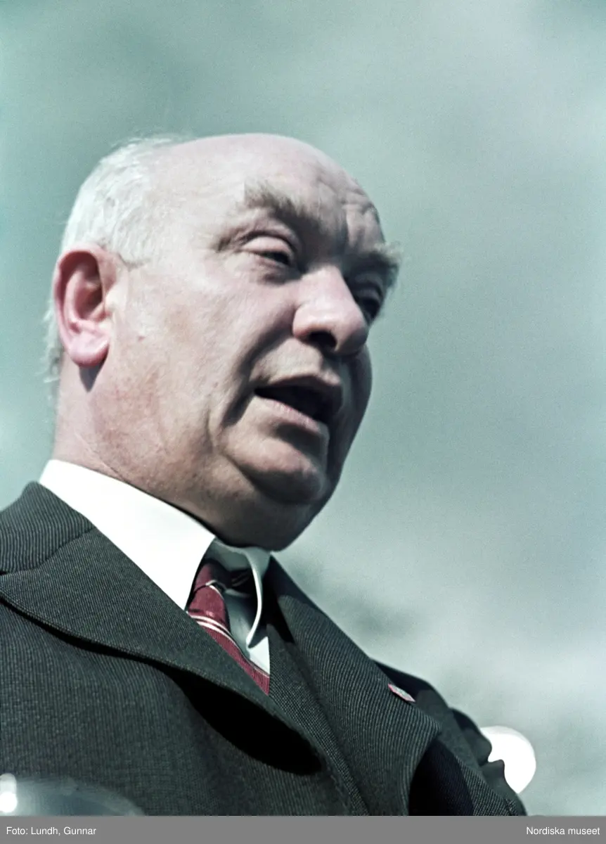Statsminister Per Albin Hansson - Nordiska museet / DigitaltMuseum