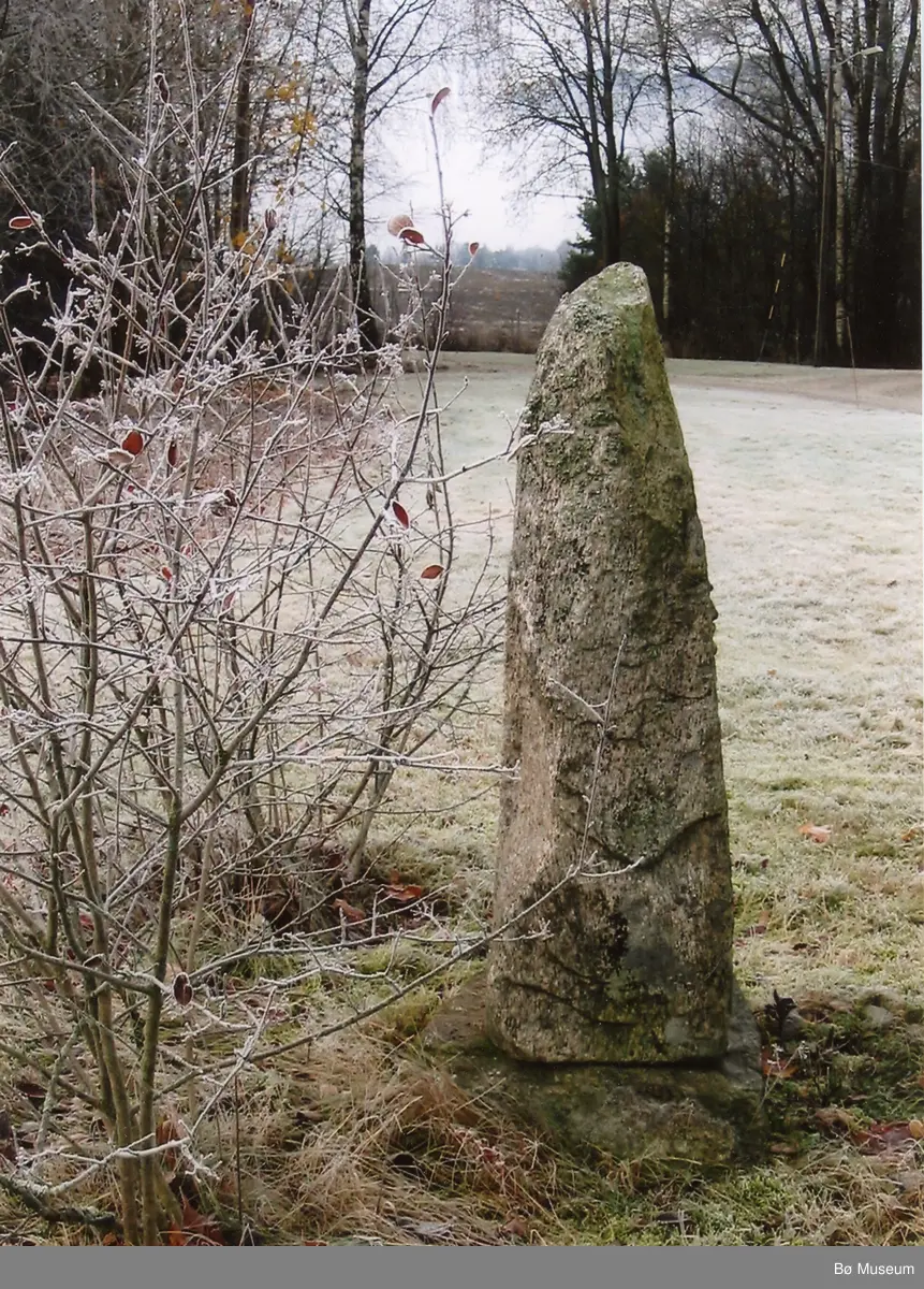 Avdukinga av minnesteinen over Olaf Rye ved Bø museum, Oterholt - Bø ...