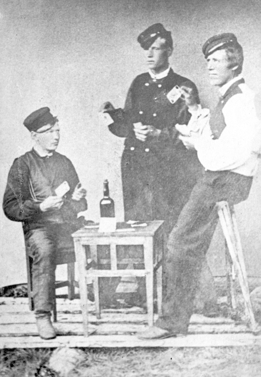 Knut G. Hova, Gullik Riste og Gullik Haugen. - Valdres Folkemuseum ...