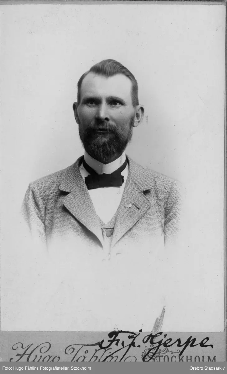F J Hjerpe, 1910-tal - Örebro Stadsarkiv / DigitaltMuseum