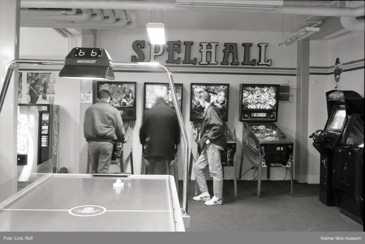 Spelhall på Ströget. - Kalmar läns museum / DigitaltMuseum
