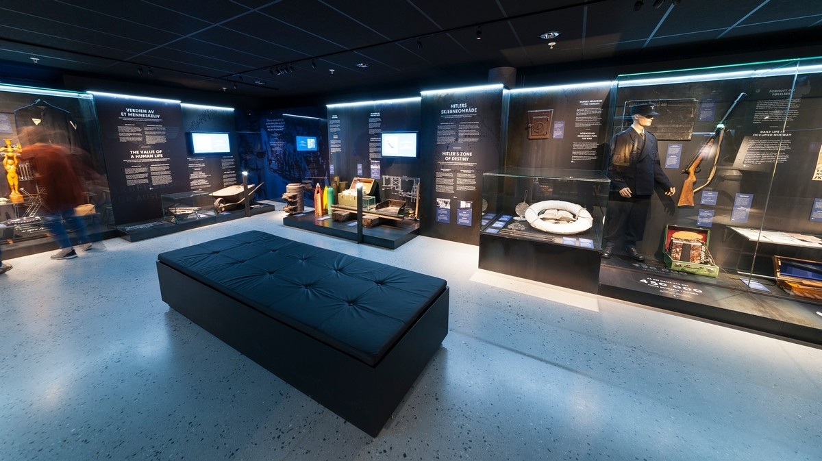 Narvik krigsmuseum. Foto 24. august 2016 kort tid etter åpning. Foto i ...