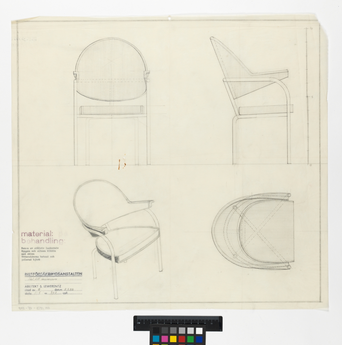 Ritning - ArkDes / DigitaltMuseum