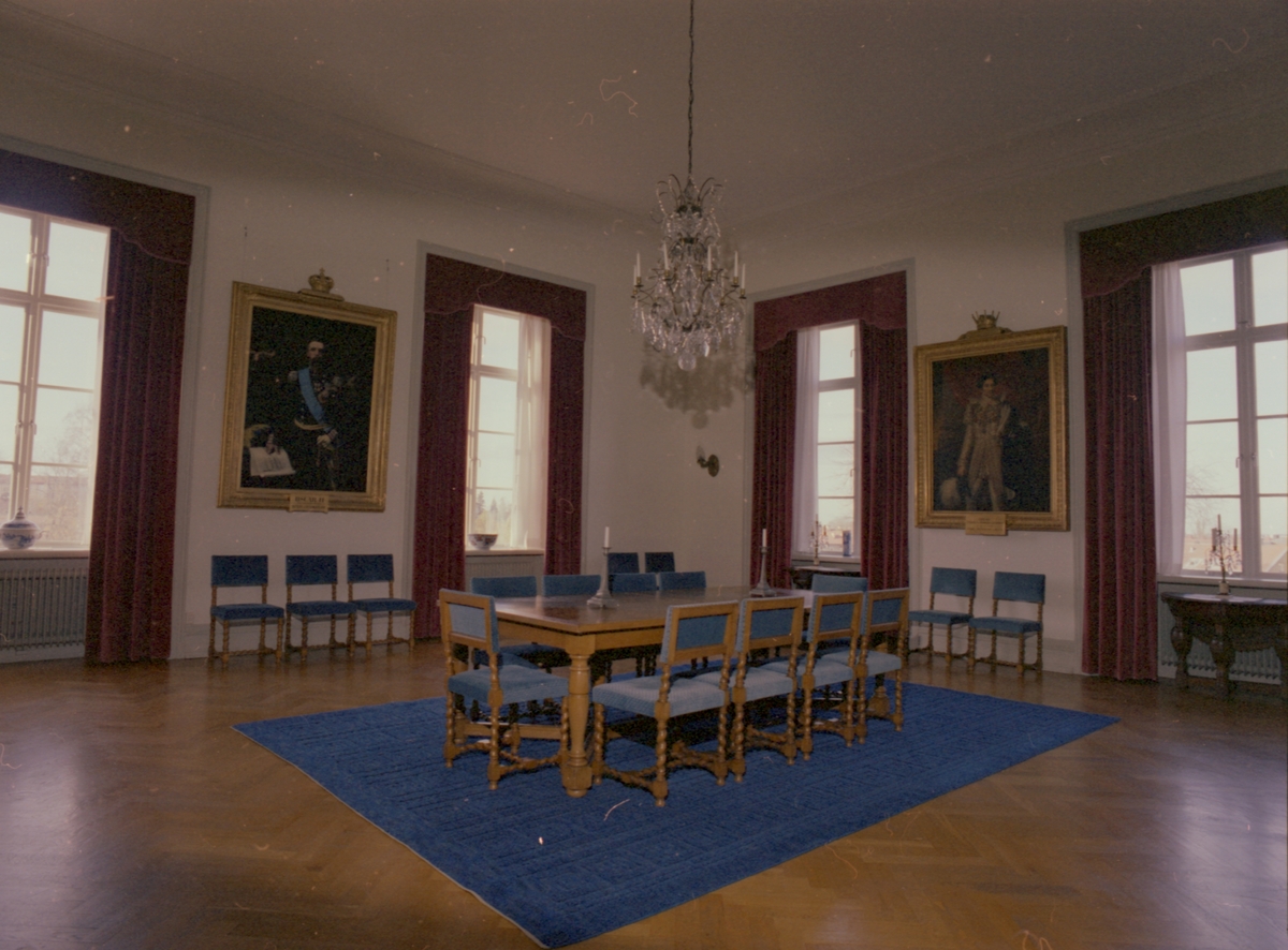 Interiör från Linköpings slott. Slottet uppfördes på 1500-talet i ...