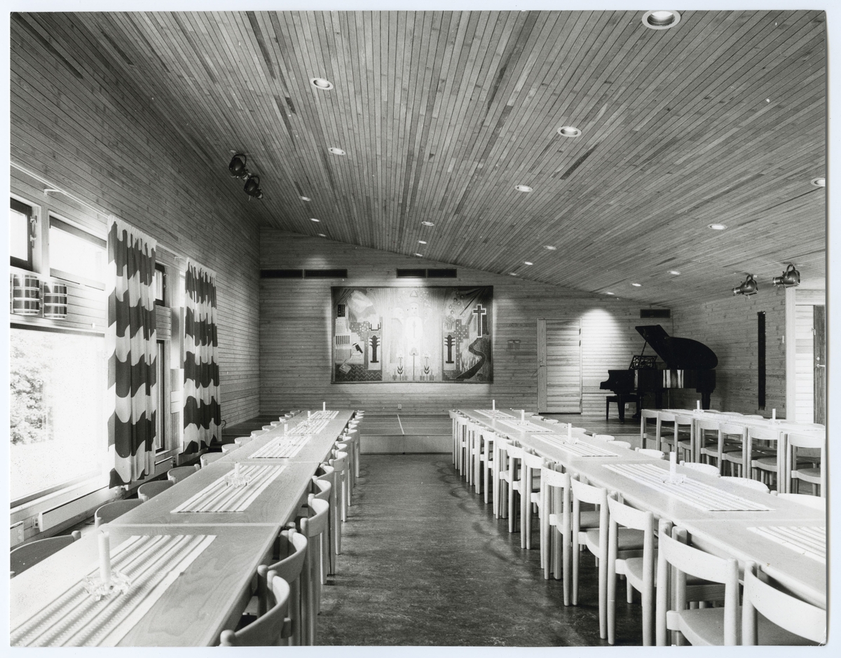 Bodafors kyrka Interiör, samlingssal - ArkDes / DigitaltMuseum