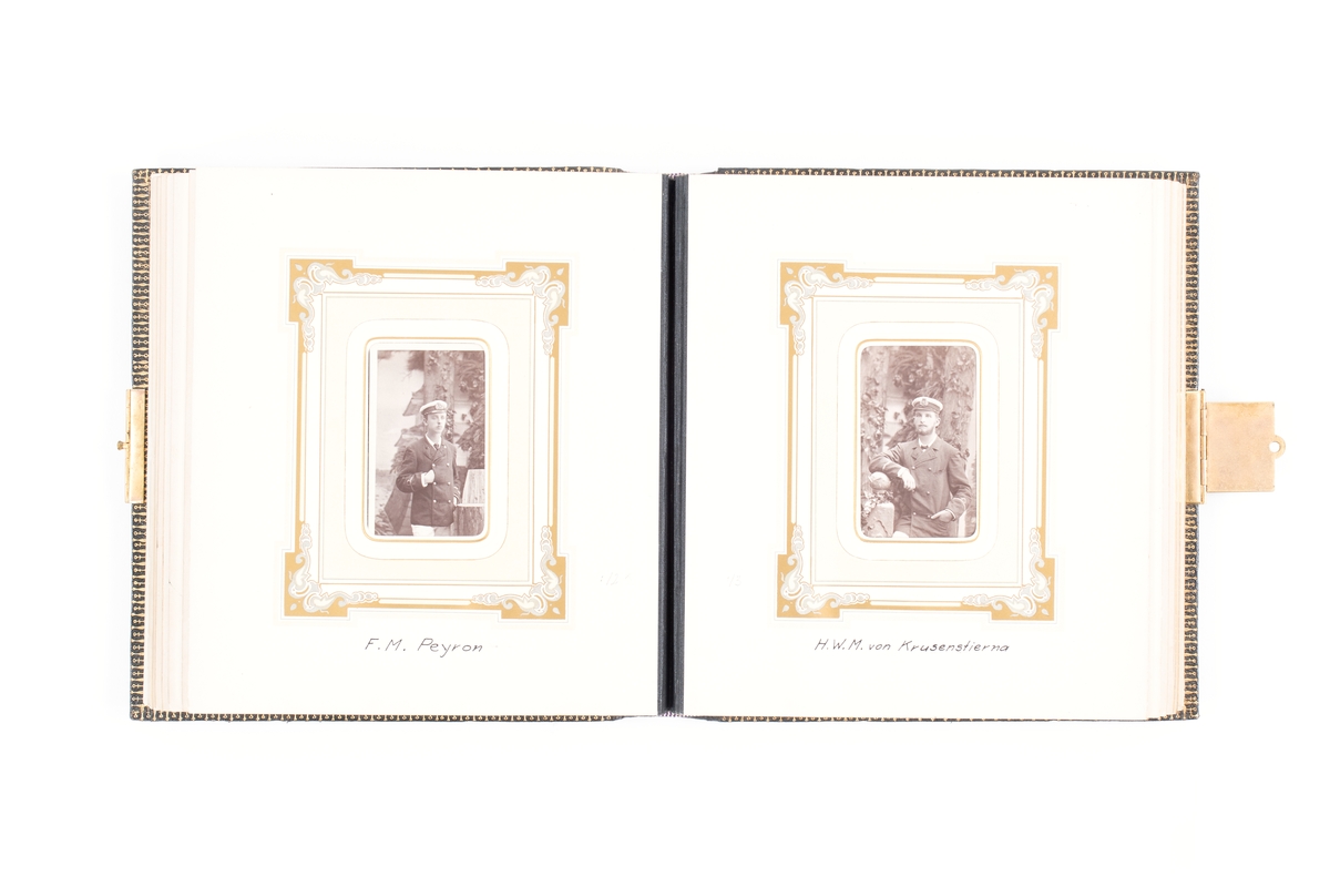 Visitkortalbum - Officerare på Vanadisexpeditionen 1883-85 ...