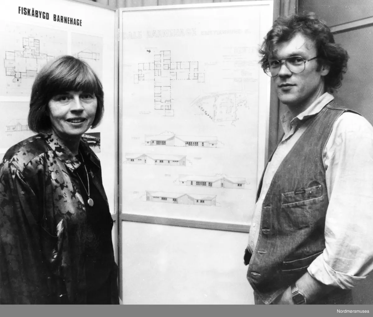 barnehagekonsulent Petter Ingeberg th. Bildet er fra avisa Tidens Krav ...