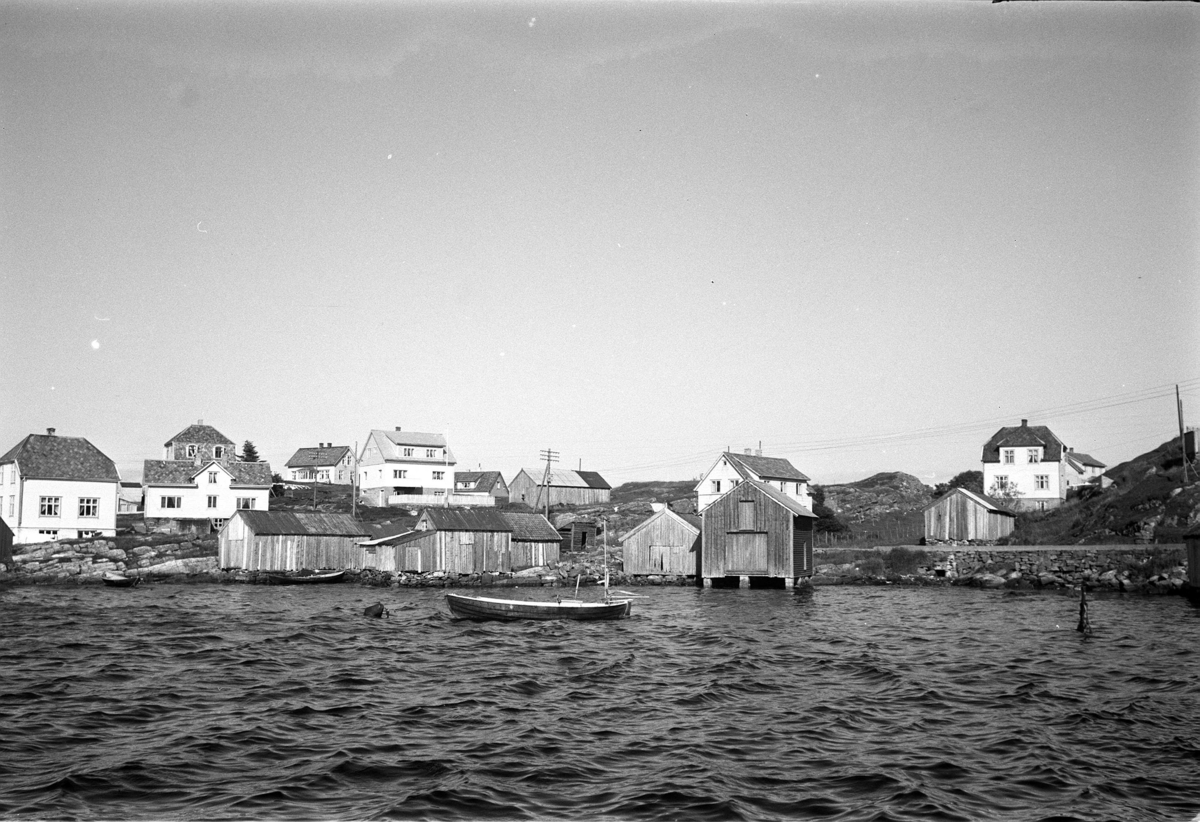 Oversiktsbilde, Fedje, Hordaland. - Universitetsmuseet i Bergen ...