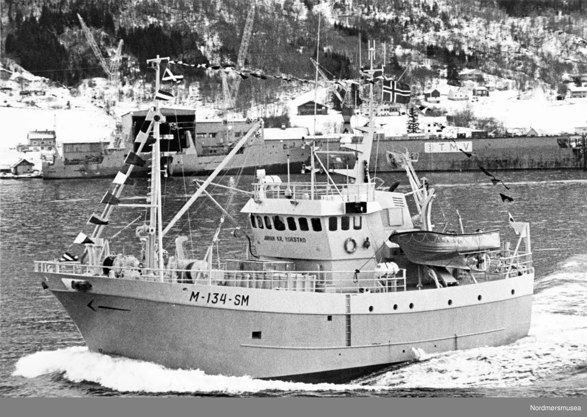 M/S Johan Kr. Rokstad. - Kallesignal LNQL Rederi Rokstad, Leif ...