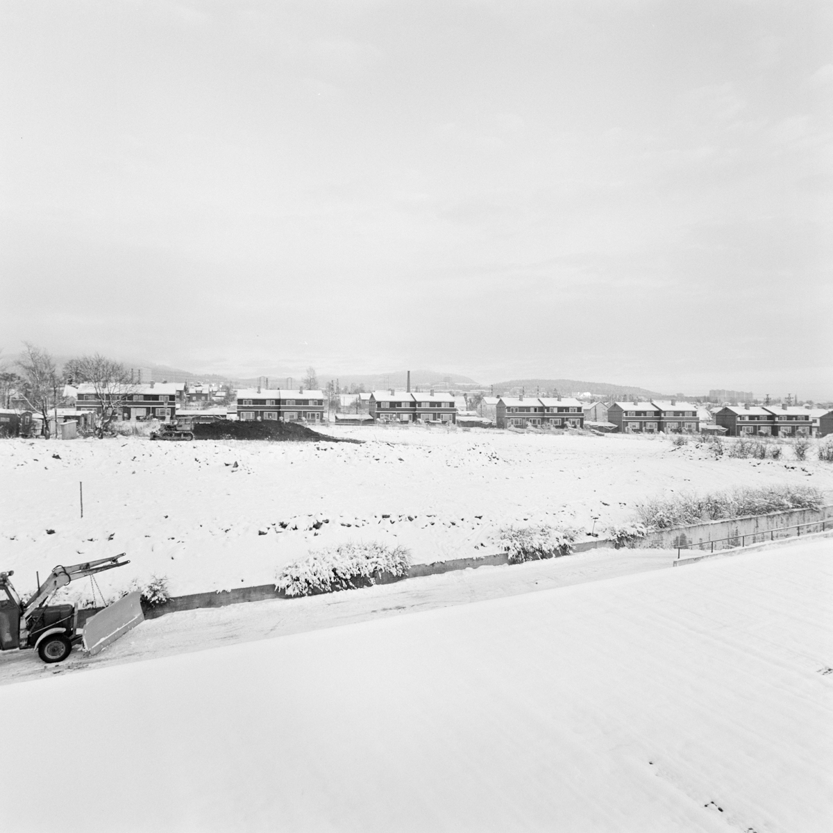 Ole Kr. Feet, opptak av byggetomt - DEXTRA Photo / DigitaltMuseum