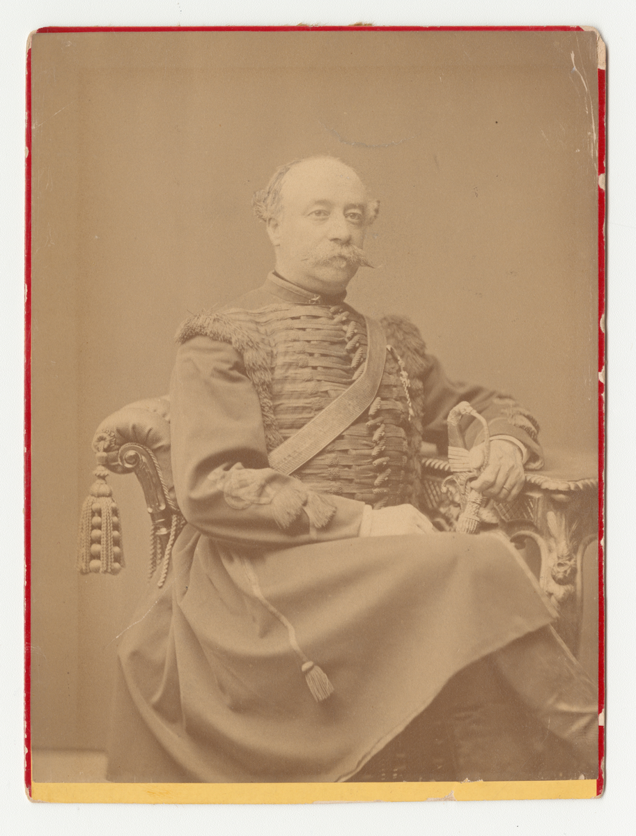 Porträtt av Folke Fromhold Rehbinder, major vid Livregementets ...