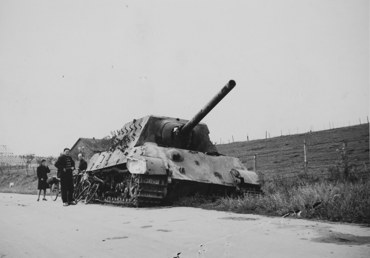 Tysk stridsvogn. - Forsvarets museer / DigitaltMuseum