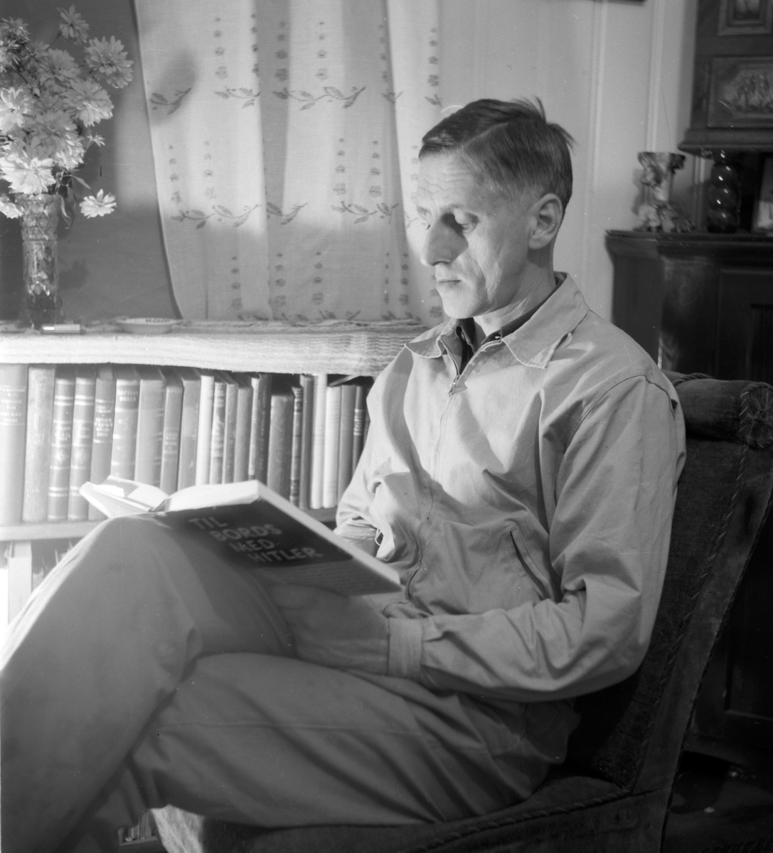 Portrett mann. Sverre Baardseth. Født i 1916. Sønn av Dagny og Simen ...