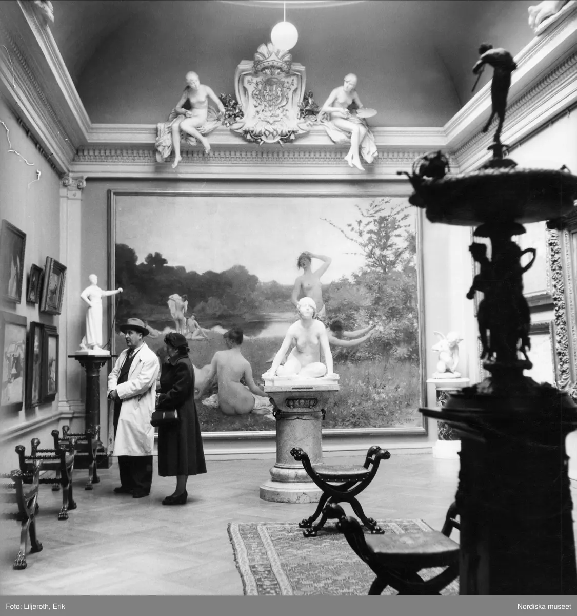 Göteborg. Konstföremål på Konstmuseet, Götaplatsen - Nordiska museet ...