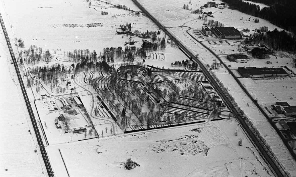 Orubricerat 20 mars 1968 På bilden ser man ett flygfoto på Norra ...