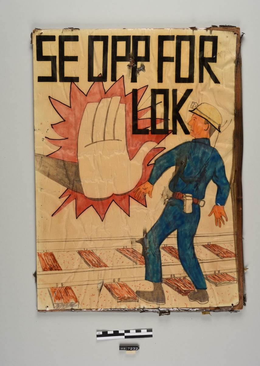 Skilt - Svalbard museum / DigitaltMuseum