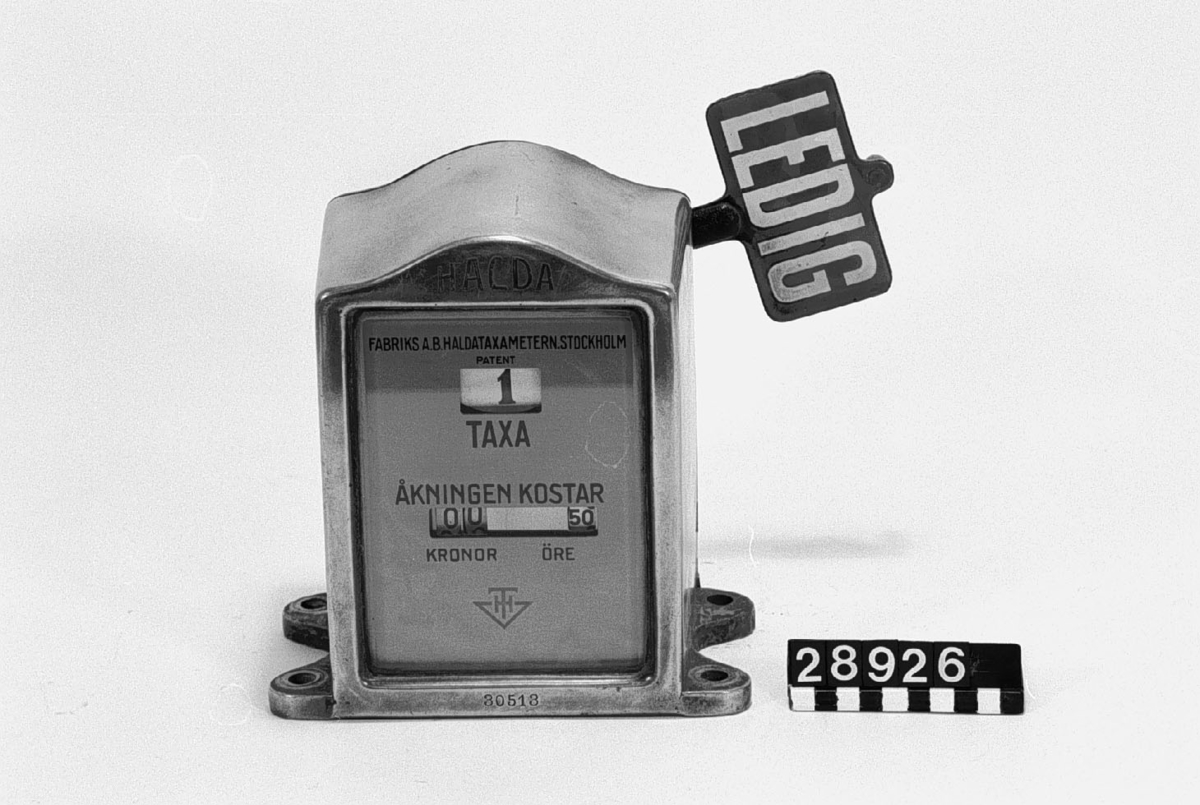 Taxameter - Tekniska museet / DigitaltMuseum