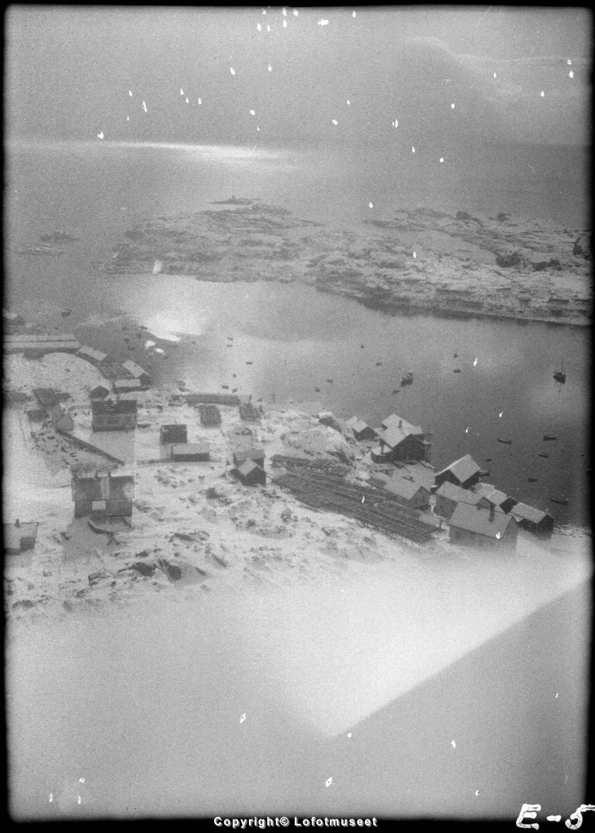 BALLSTAD: OVERSIKT- HAVNA OG BEBYGGELSE. - Museum Nord / DigitaltMuseum