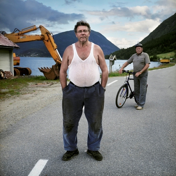 Bernhard Strand og Kåre Svidal, Strand, 12. juli. [Fotografi] - SFKM ...