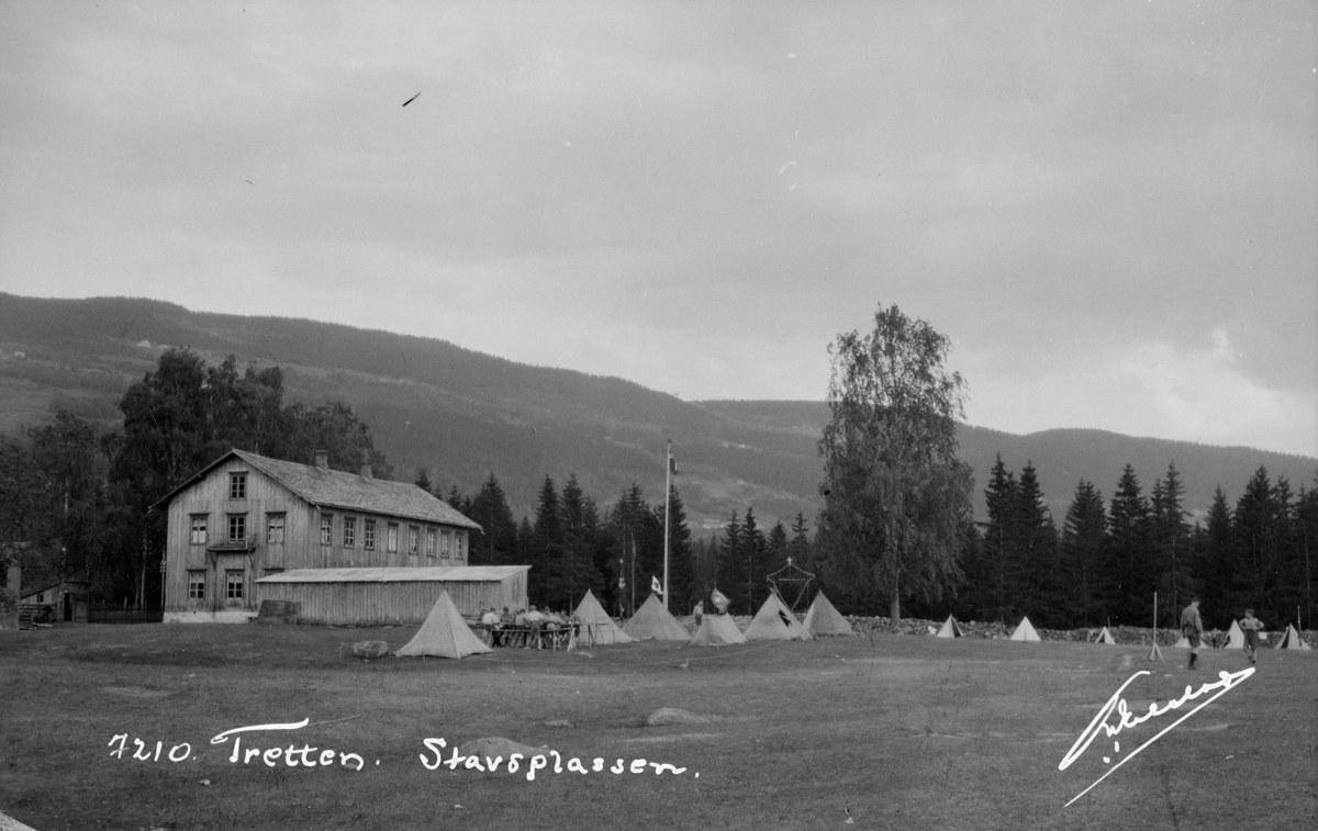 7210 Tretten. Stavsplassen - Maihaugen / DigitaltMuseum