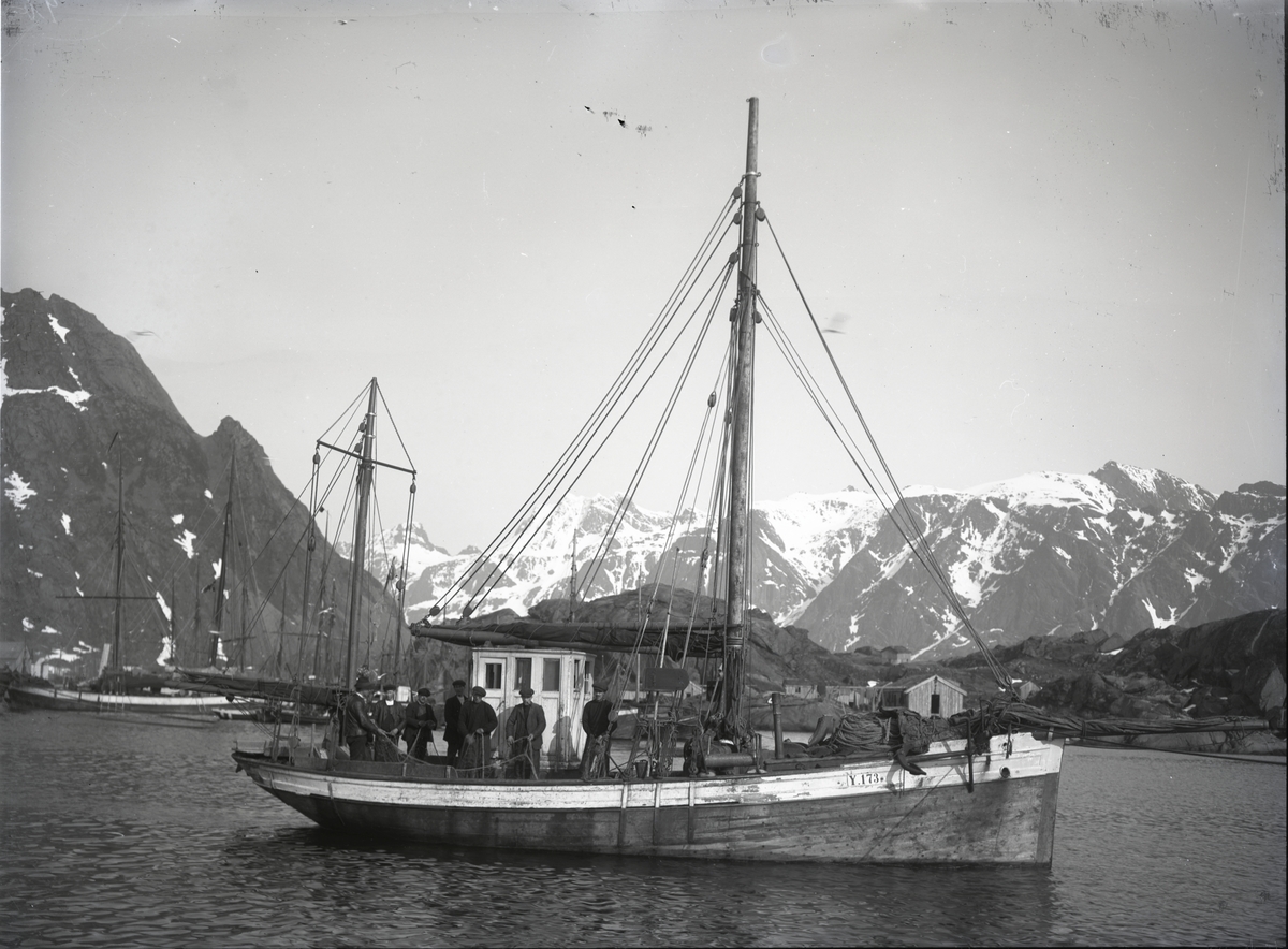 Fiskekutter Reg. Y173 - Norsk Maritimt Museum / DigitaltMuseum