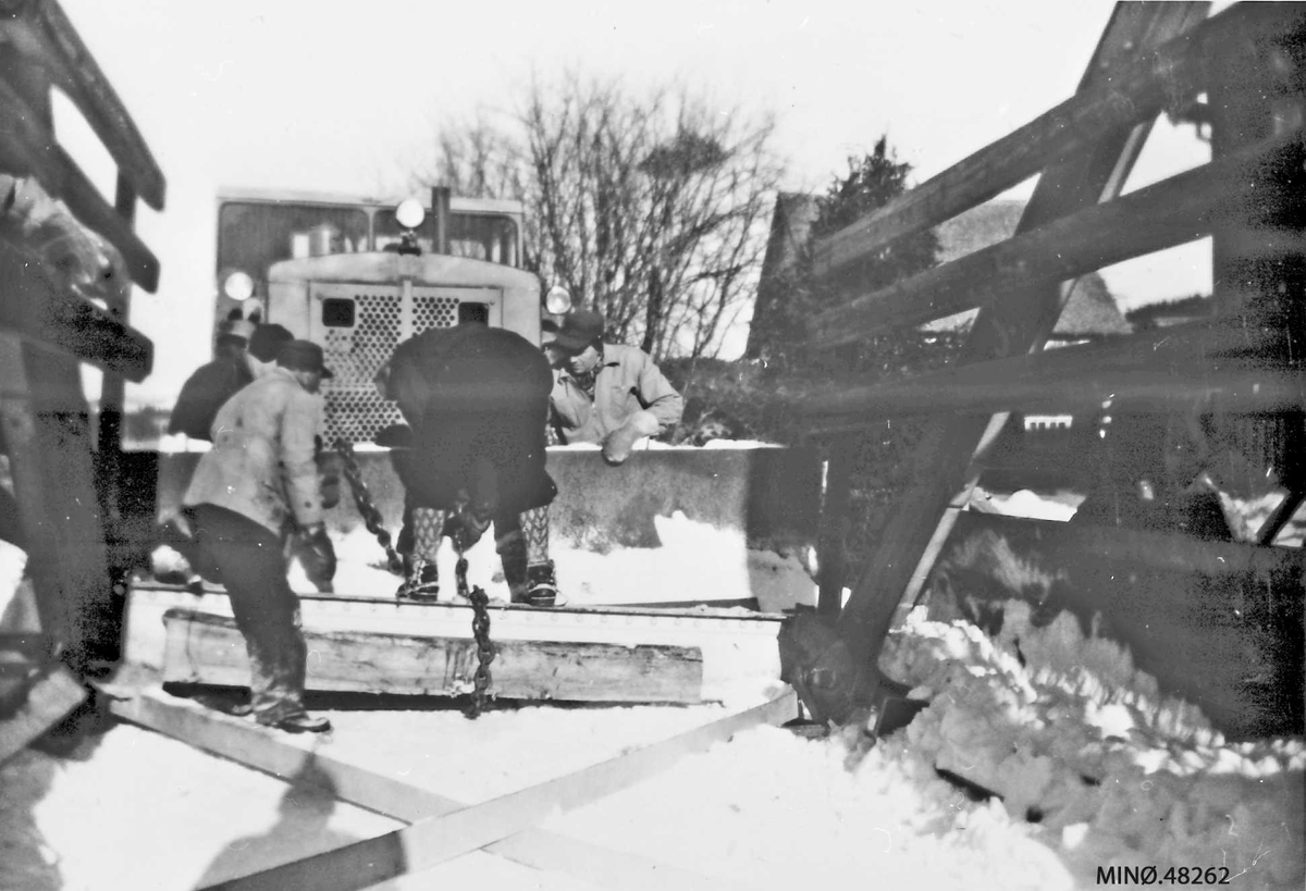 Flytting av brua fra Os til Moseng. - Anno Musea i Nord-Østerdalen ...