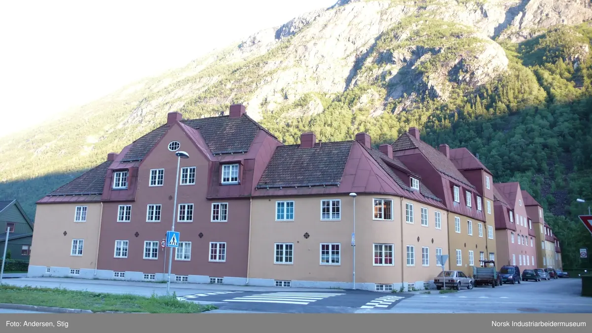 Murbebyggelsen Sing Sing, fasader mot Sam Eydes gate og Øystein Hansens ...