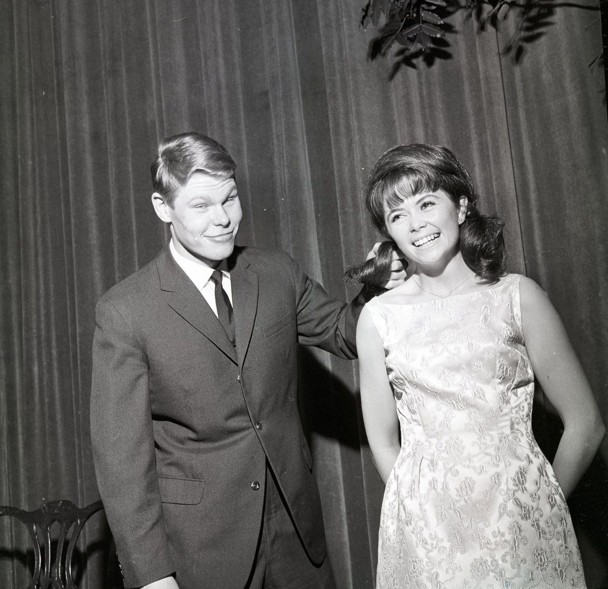 Wenche Myhre og Per Ivar Moe. Fotografert 14.02.1965. - Norsk ...