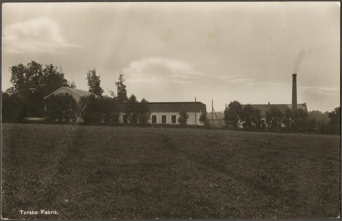 Torsbo fabrik. - Järnvägsmuseet / DigitaltMuseum