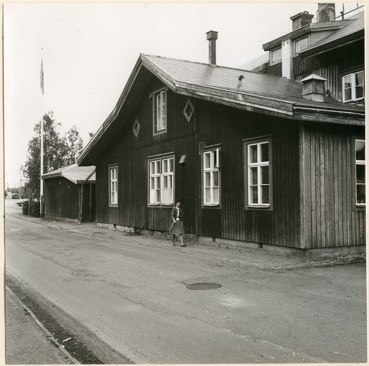 Järnvägshotellet vid Storlien station. - Järnvägsmuseet / DigitaltMuseum