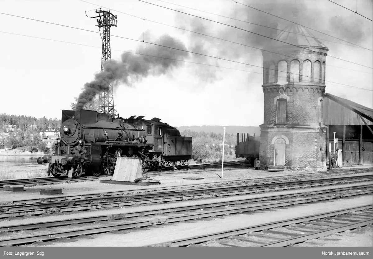Damplokomotiv type 26c nr. 435 på Kongsvinger stasjon - Norsk ...