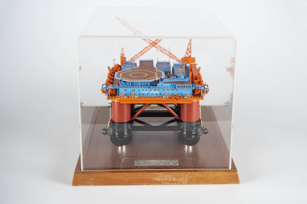 Modell Safe Holmia - Norsk Oljemuseum / DigitaltMuseum