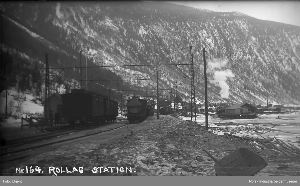 Vestfjorddalsbanen. Rollag Stasjon. - Norsk Industriarbeidermuseum ...