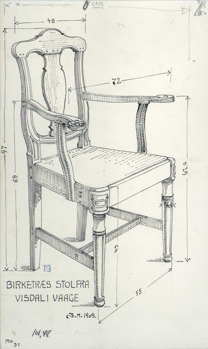 Tegning - Norsk Folkemuseum / DigitaltMuseum