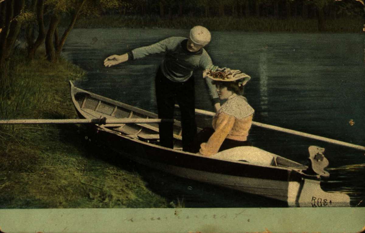 Postkort - Norsk Folkemuseum / DigitaltMuseum