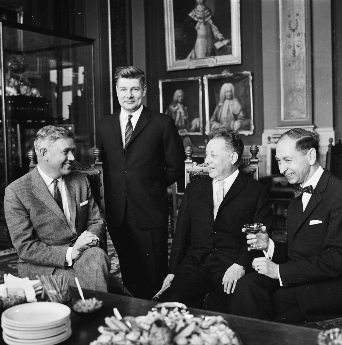 Professor Walter Heitler, Olaus Petrigäst vid Uppsala universitet ...