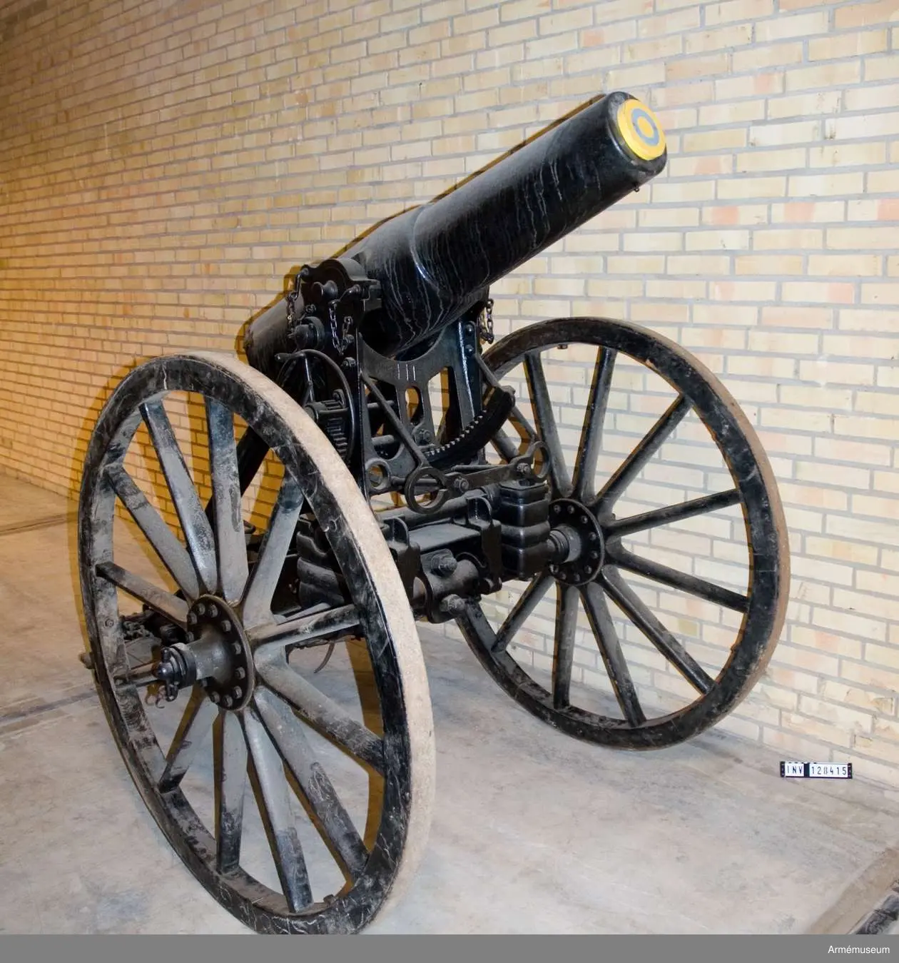 12 cm haubits m/1891 - Armémuseum / DigitaltMuseum