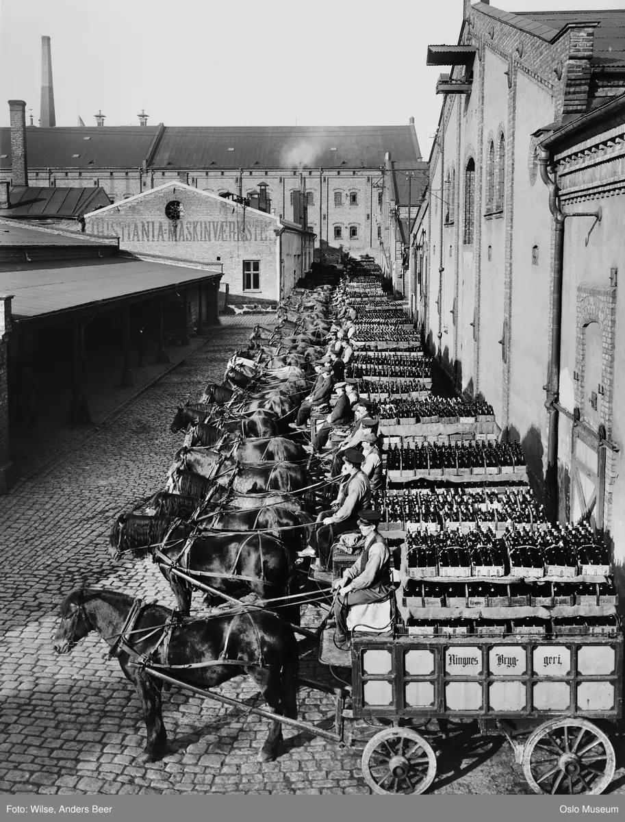 Ringnes bryggeri. - Oslo Museum / DigitaltMuseum